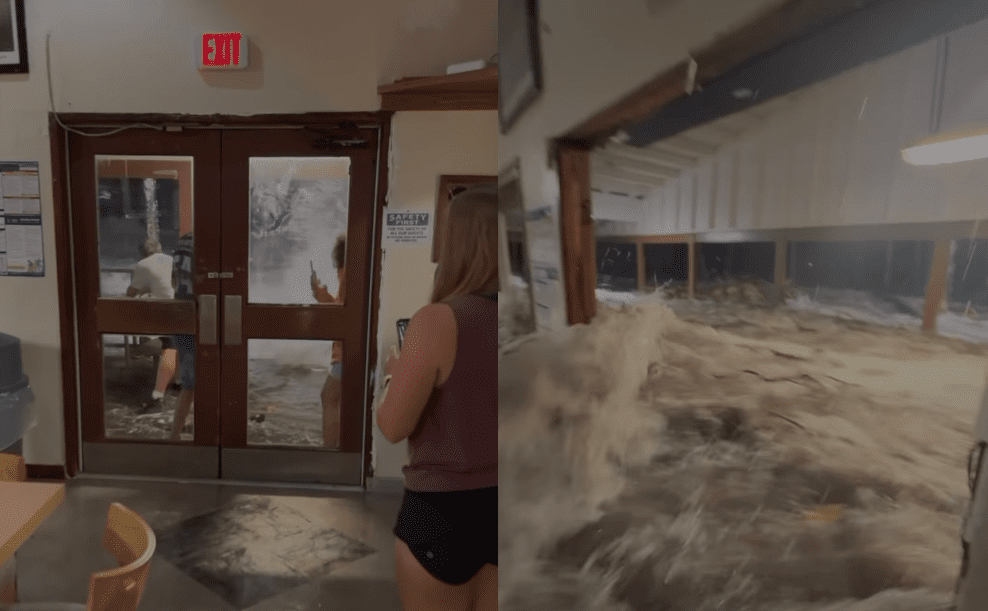 Violent Wave Crashes Through Doors At U.S. Military Base In Marshall ...