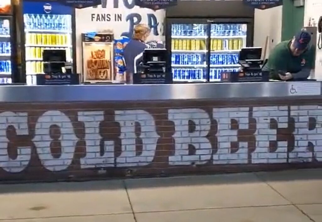 Video Of Red Sox Fans Completely Avoiding Bud Light Stand At Fenway ...