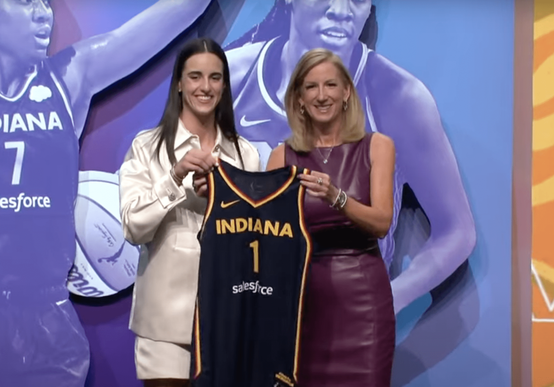 Draft Party & War Room Erupt As Indiana Fever Select Prada-Rocking ...