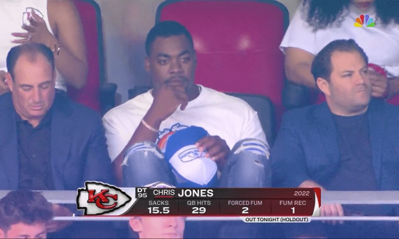 Kansas City Chiefs Star DT Chris Jones Watches Game From Suite Amid ...