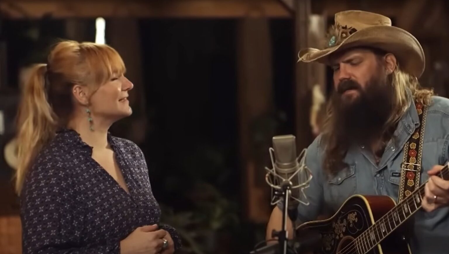 WATCH: Chris & Morgane Stapleton Sing A Flawless Acoustic Cover Of Lee ...