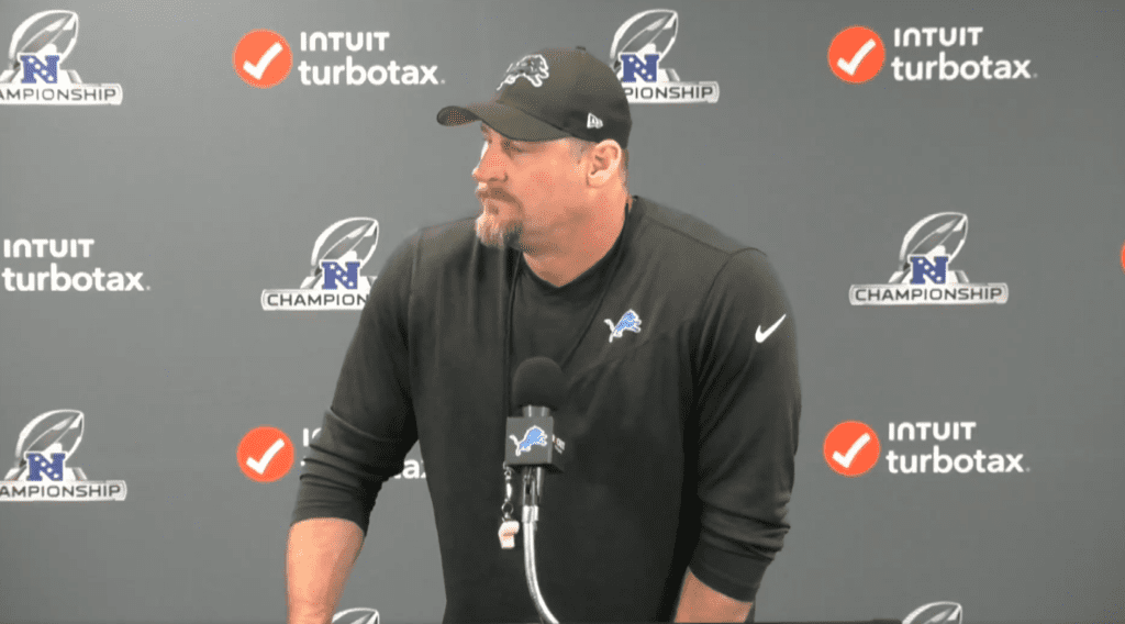 “We’re Going In” – Lions Head Coach Dan Campbell Shuts Down Question ...