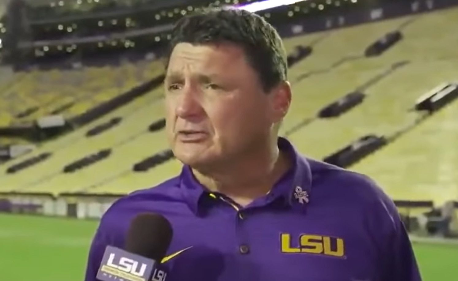 Ed Orgeron Says He’s Interested In Returning To LSU After Head Coach ...
