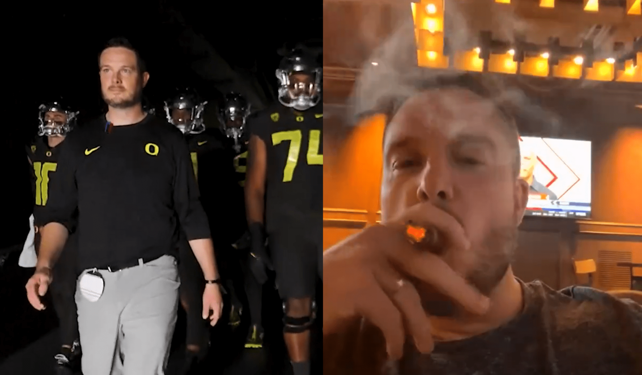 Oregon’s Dan Lanning Posts Cigar-Smoking Recruiting Video To Say He’s ...