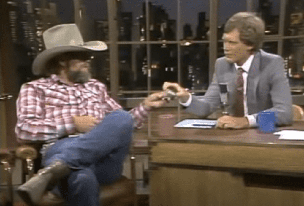 Charlie Daniels Teaching David Letterman How To Dip Is An Iconic Late ...