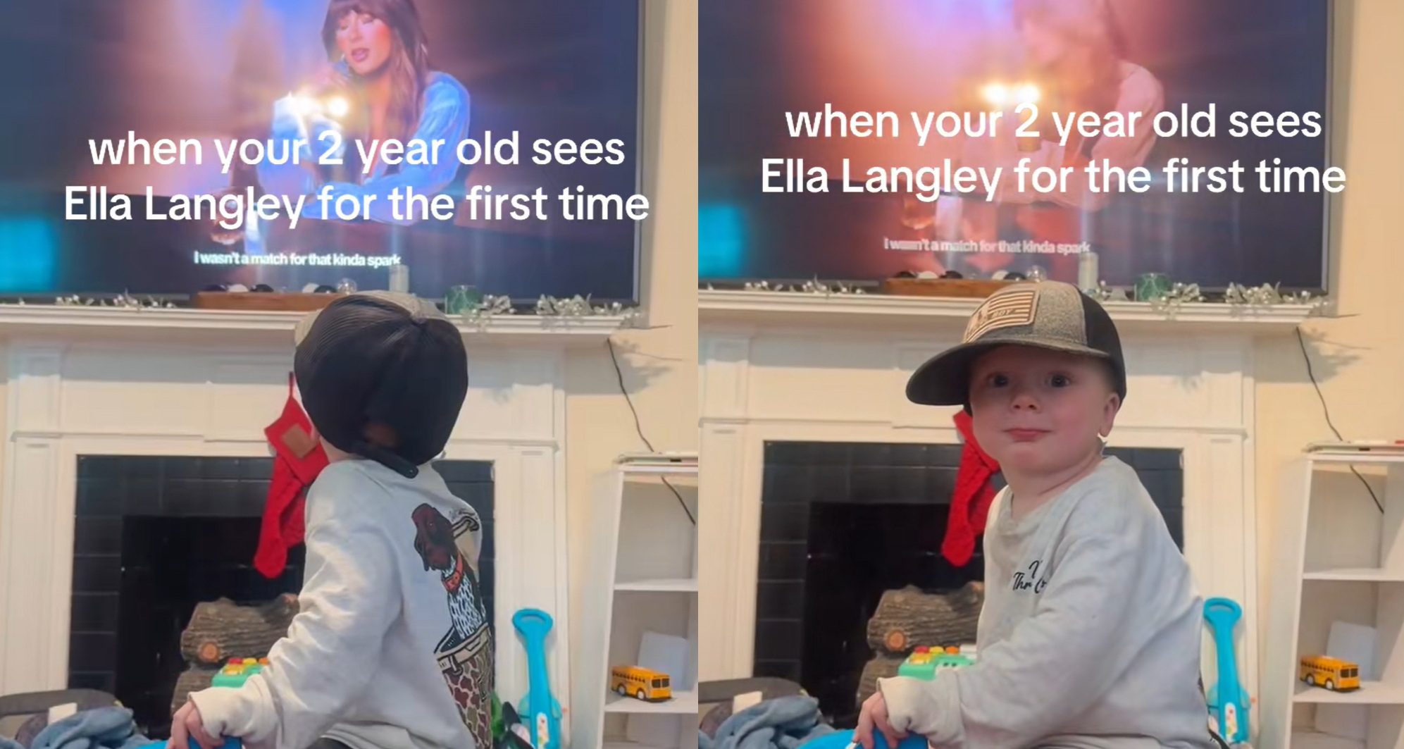Two-Year-Old Goes Viral For Adorable Reaction To Seeing Ella Langley ...