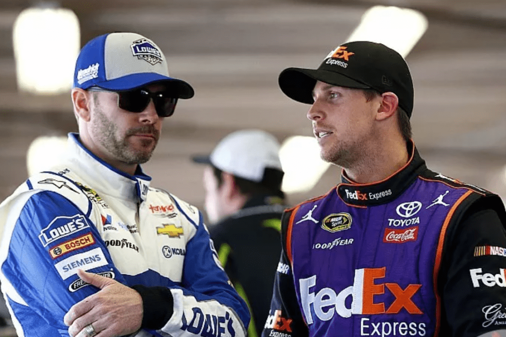 Denny Hamlin Thinks Jimmie Johnson Will Most Likely “Come In And ...