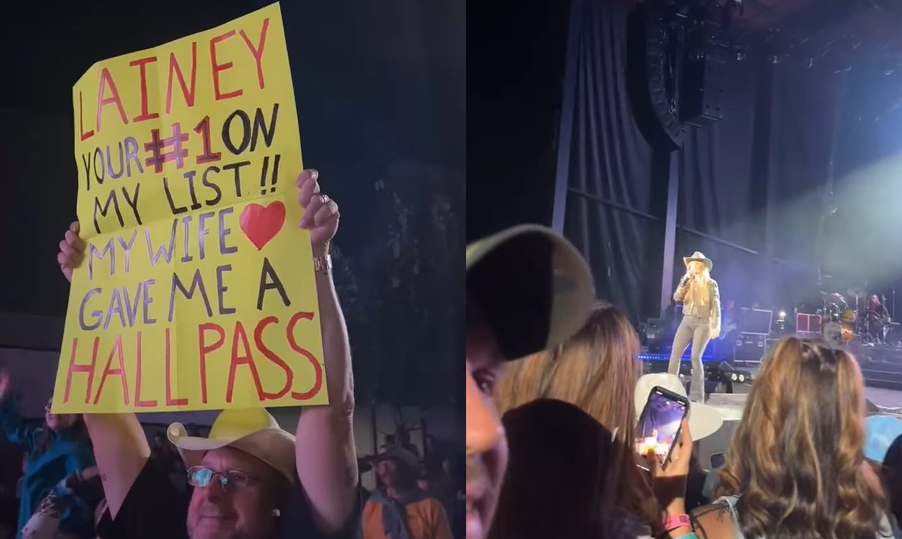 “Y’all Ain’t Right” – Lainey Wilson Spots Crowd Sign That Reads: “My ...