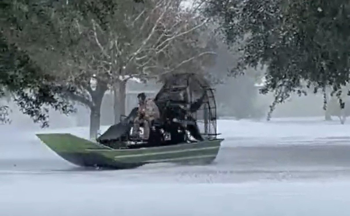 Louisiana Man With An Airboat Proves The South Knows How To Have Fun In ...