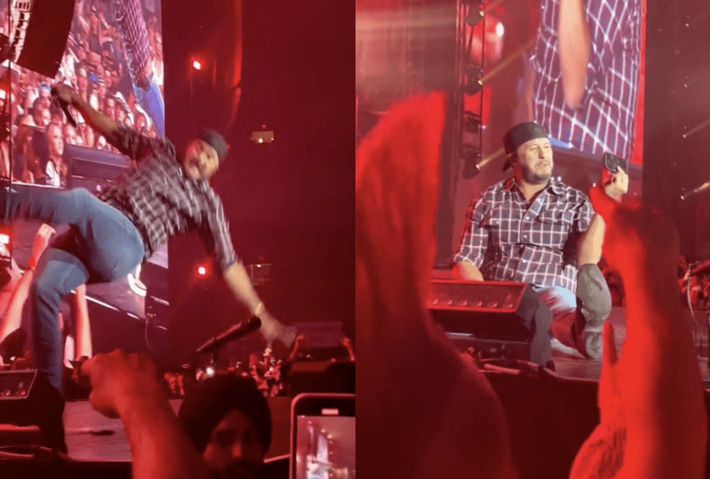Luke Bryan Denies That He Falls On Stage So Much Because He’s Always ...