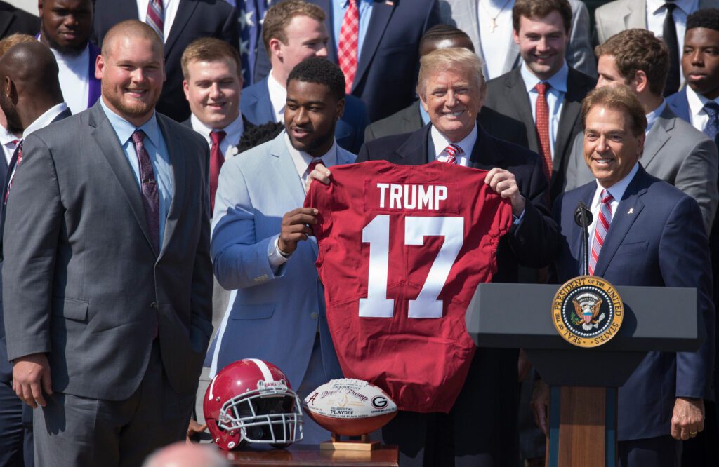 “Push It & See What Happens” – Nick Saban Hilariously Recalls Donald ...