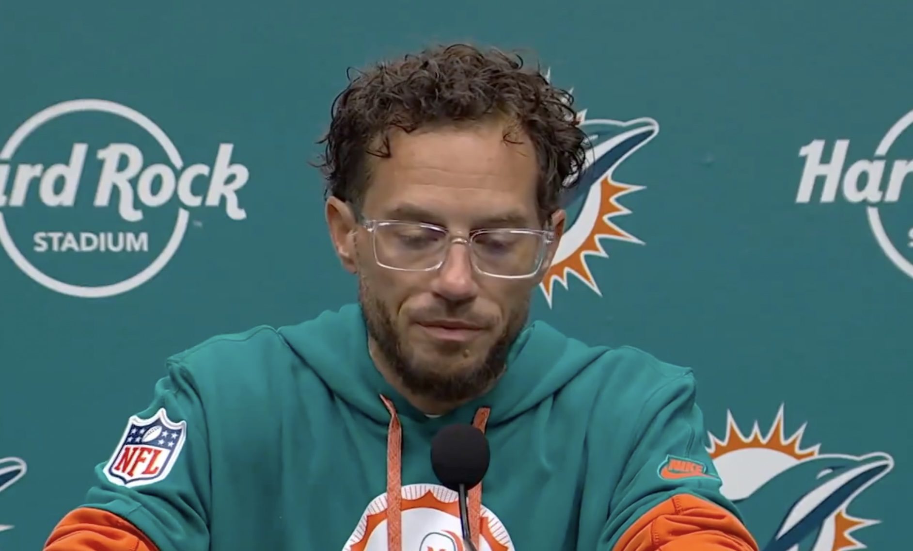 “Worried About My Guy” – Dolphins Coach Mike McDaniel Gets Emotional ...