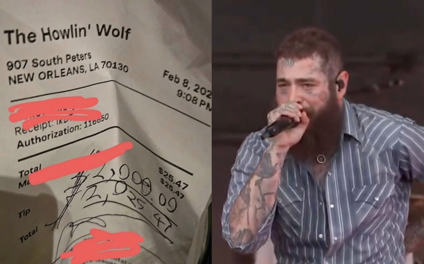 Post Malone Leaves $2,000 Tip For Server At New Orleans Bar – But ...