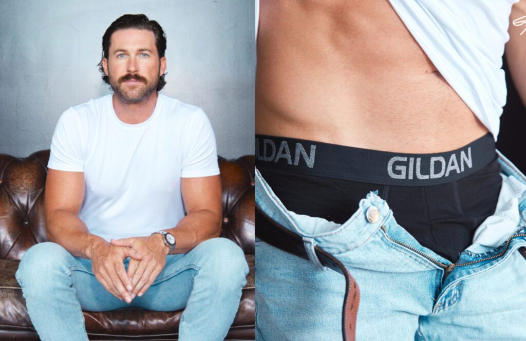 Riley Green Makes His Debut As An Underwear Model In New Ad Campaign ...