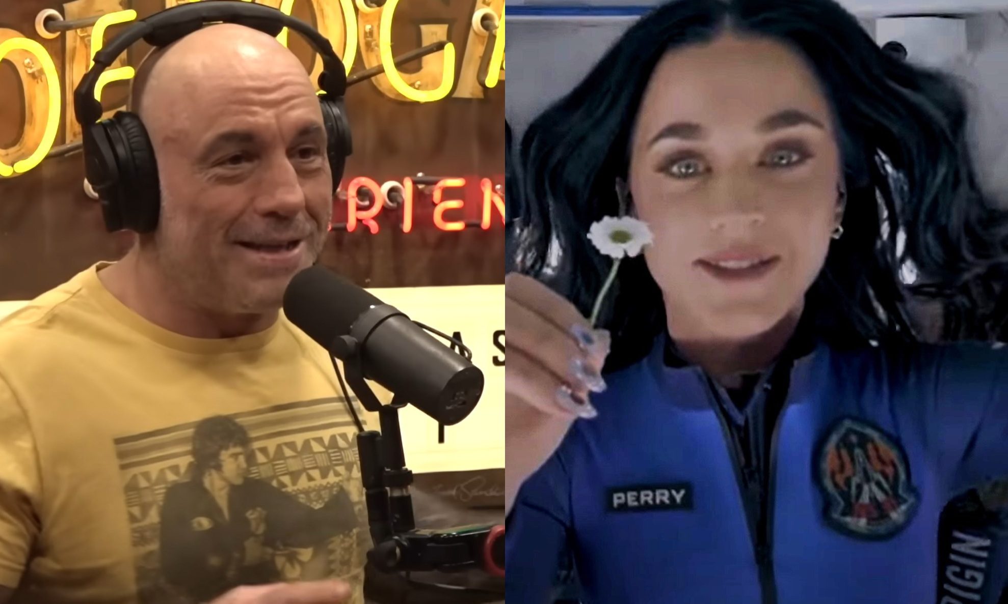 Joe Rogan Mocks Katy Perry’s “Very Profound” Blue Origin Space Mission ...
