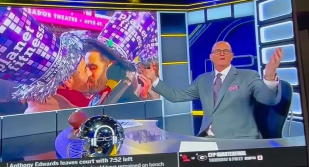ESPN’s Scott Van Pelt Couldn’t Hide His Reaction To New Year’s Eve Kiss ...