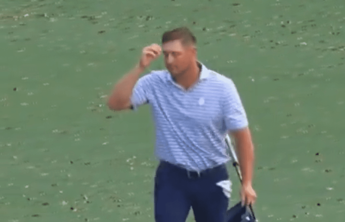 Bryson DeChambeau Punctuated His Masters-Leading Round Of 65 With A ...
