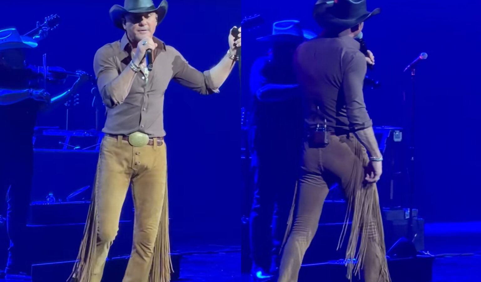 Tim McGraw Goes Viral For… Interesting… Outfit Choice In Las Vegas ...