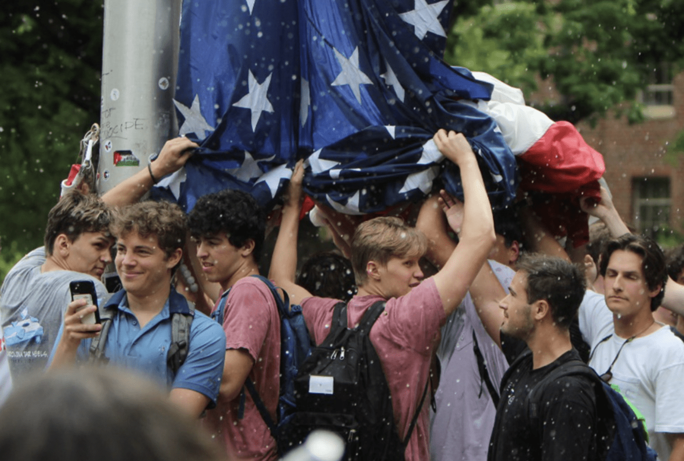 Fundraiser To Throw A Party For UNC Frat Bros Who Guarded American Flag ...