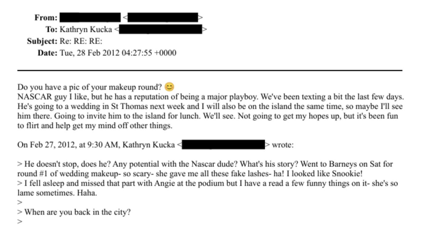 Former NASCAR Driver Appears In Latest Release Of Epstein Files ...