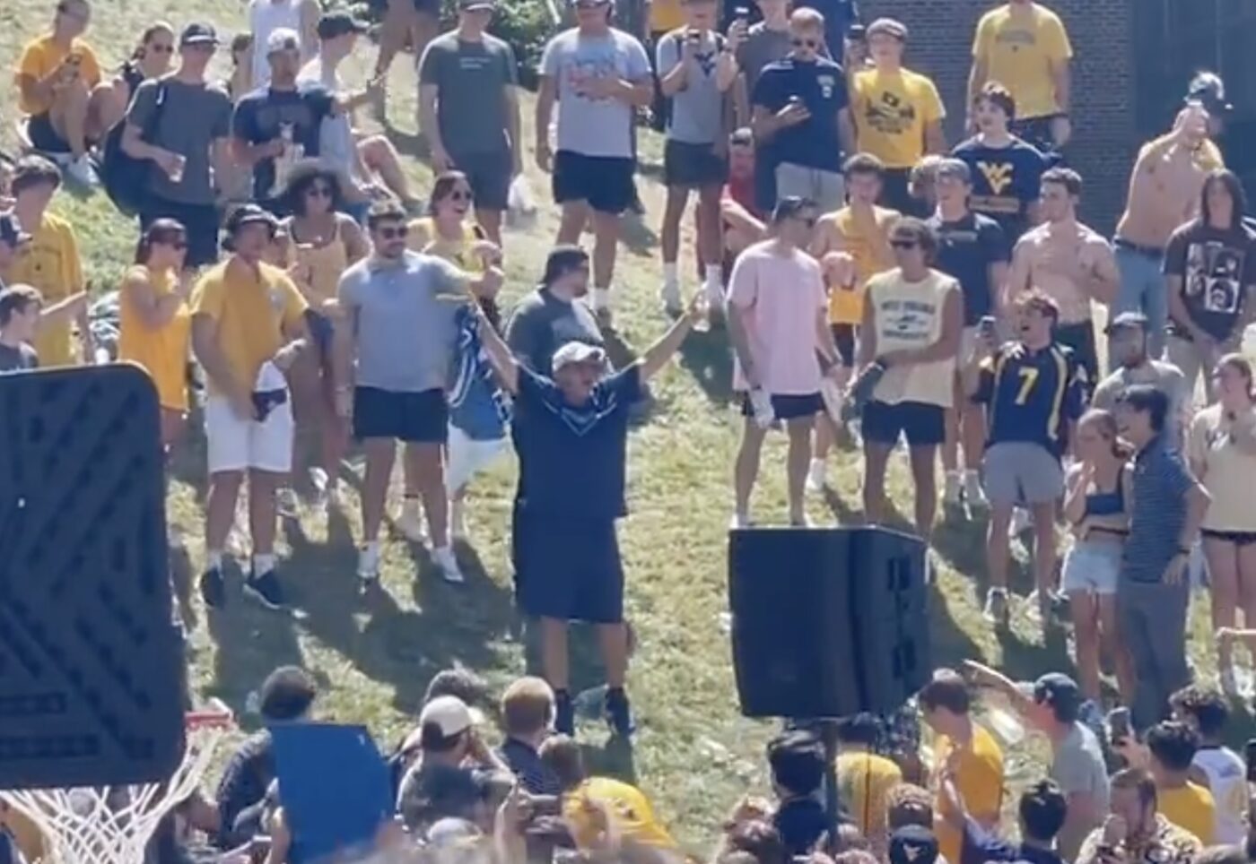 WVU Fans Hurl Water Bottles At Penn State Fan Who Showed Up In Enemy ...