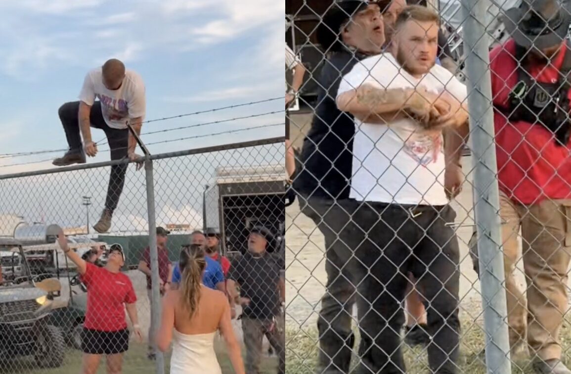 Zach Bryan Jumps A Fence At Born & Raised Fest To Confront Gavin Adcock ...